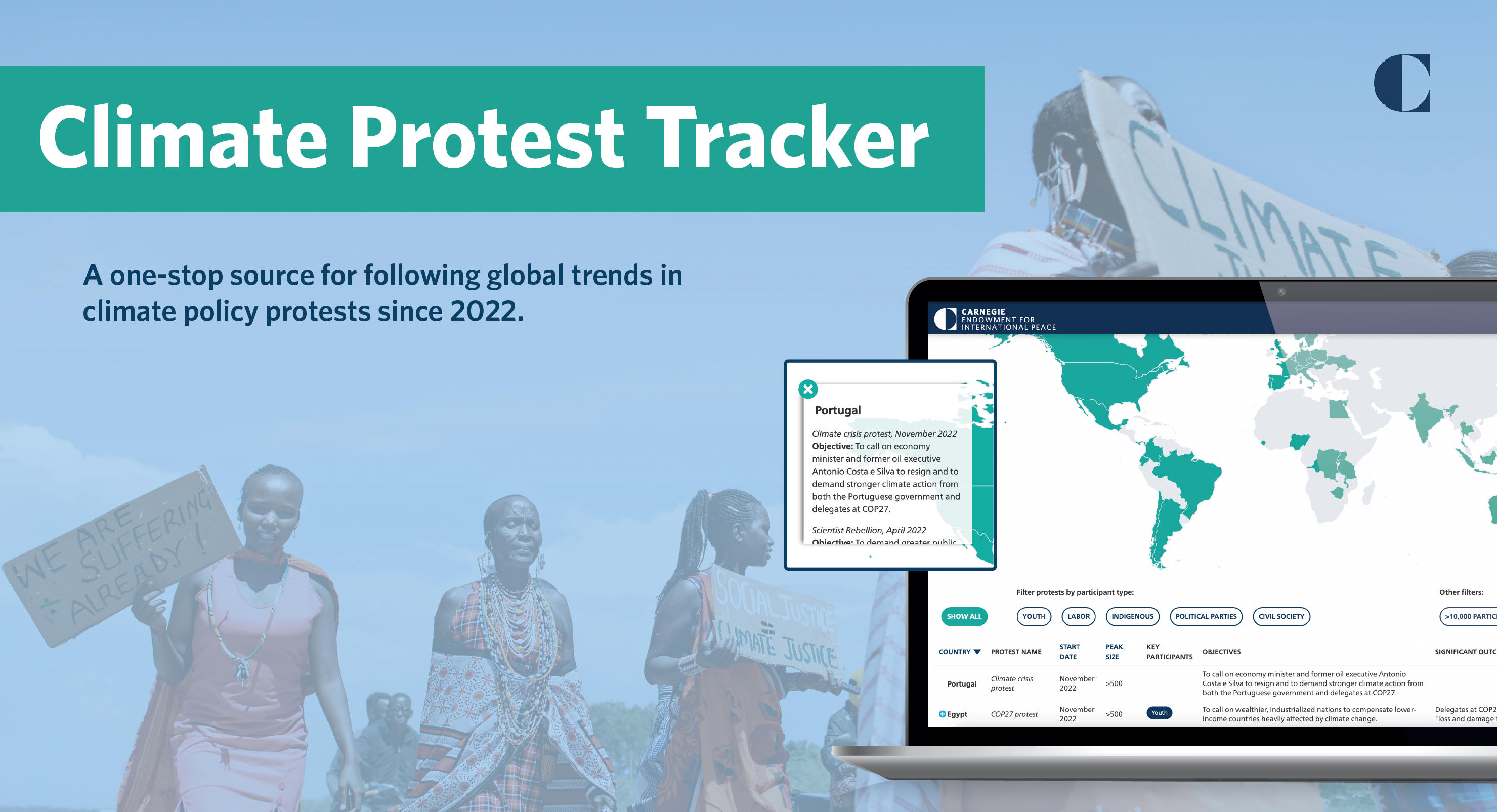 Climate Protest Tracker | Carnegie Endowment for International Peace